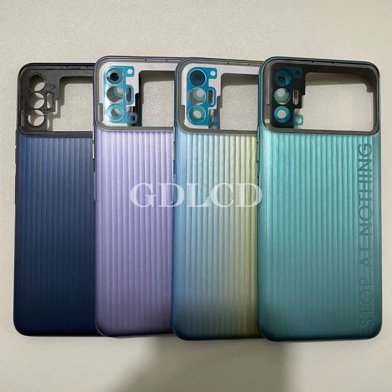 For Tecno Spark 8P KG7 Back Battery Cover Rear Panel Door Housing Case ...