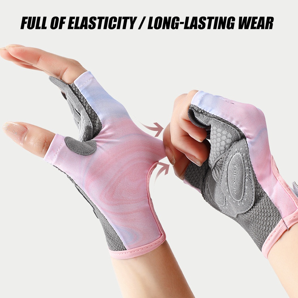 SPOSAFE 1Pair sports Cycling Work Out Gloves Gym Gloves for ...