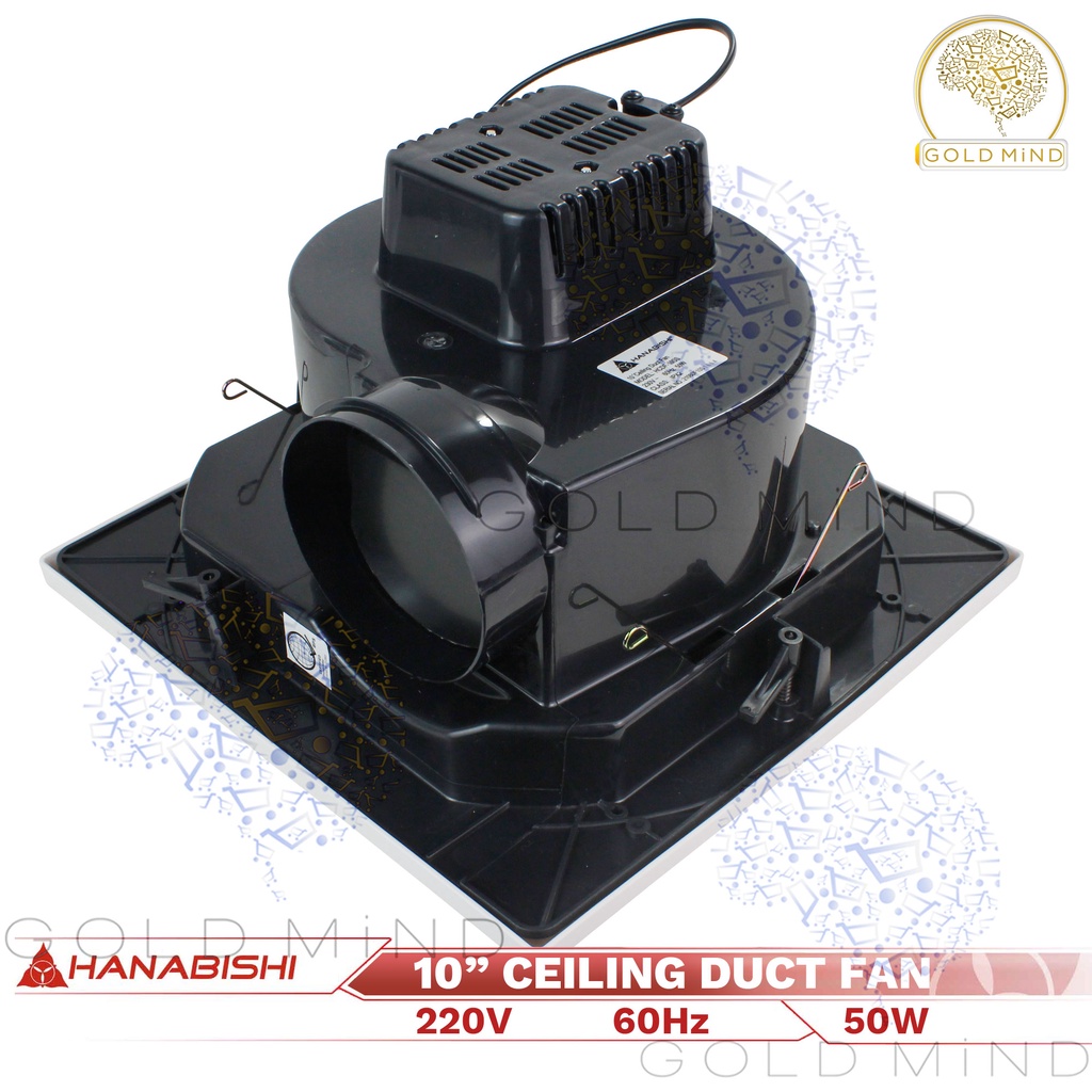 Hanabishi Ceiling Duct Fan 10" 50W | Shopee Philippines