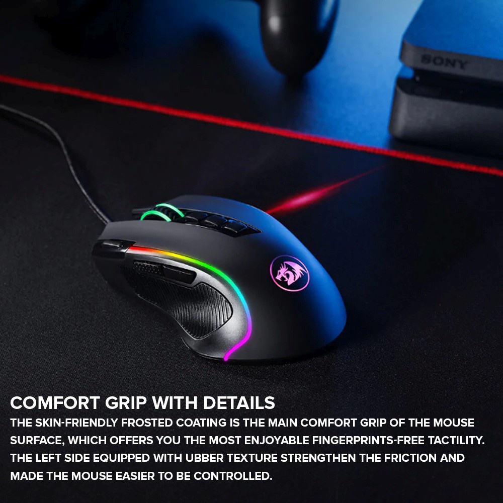 EasyPC | Redragon M612 PREDATOR RGB Gaming Mouse | Shopee Philippines