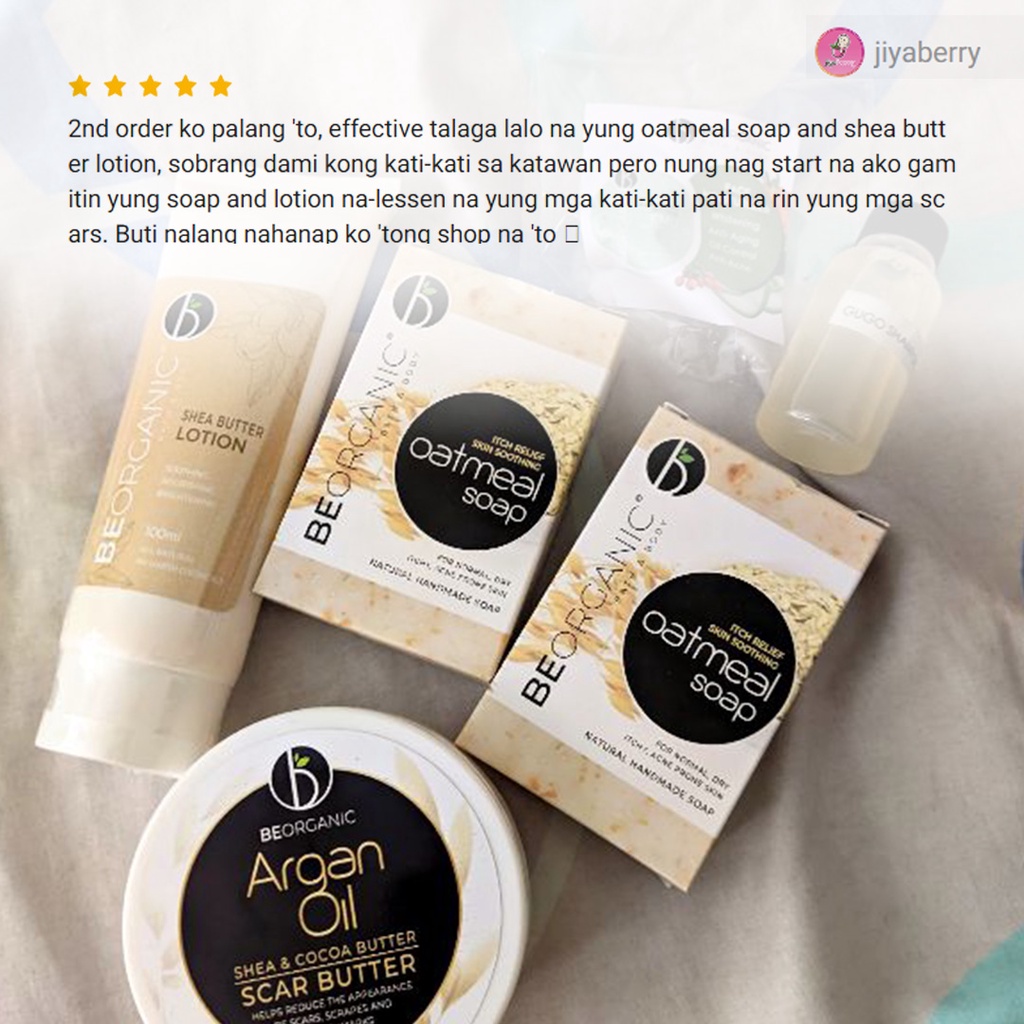 Be Organic Oatmeal Soap 110g | Shopee Philippines