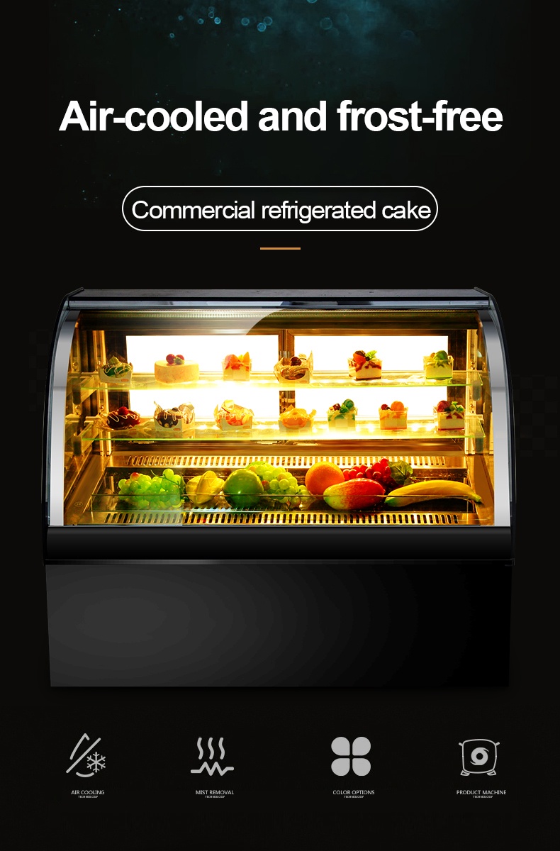 Cake cabinet, freezer, fresh fruit freezing storage cabinet, vertical ...