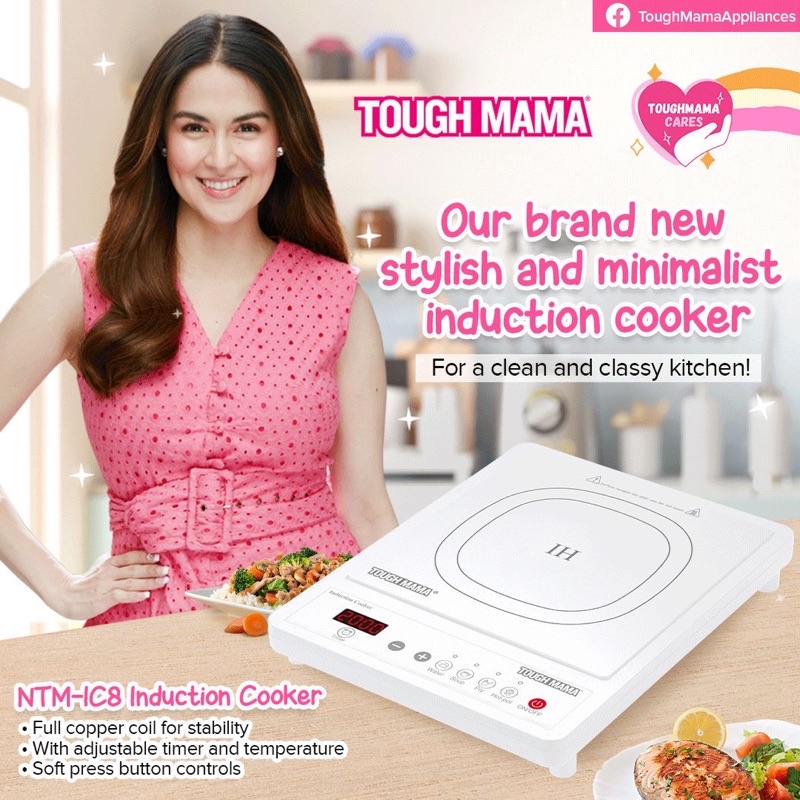 Tough Mama NTM-IC8 Induction Cooker Electric Stove Cooker White ...