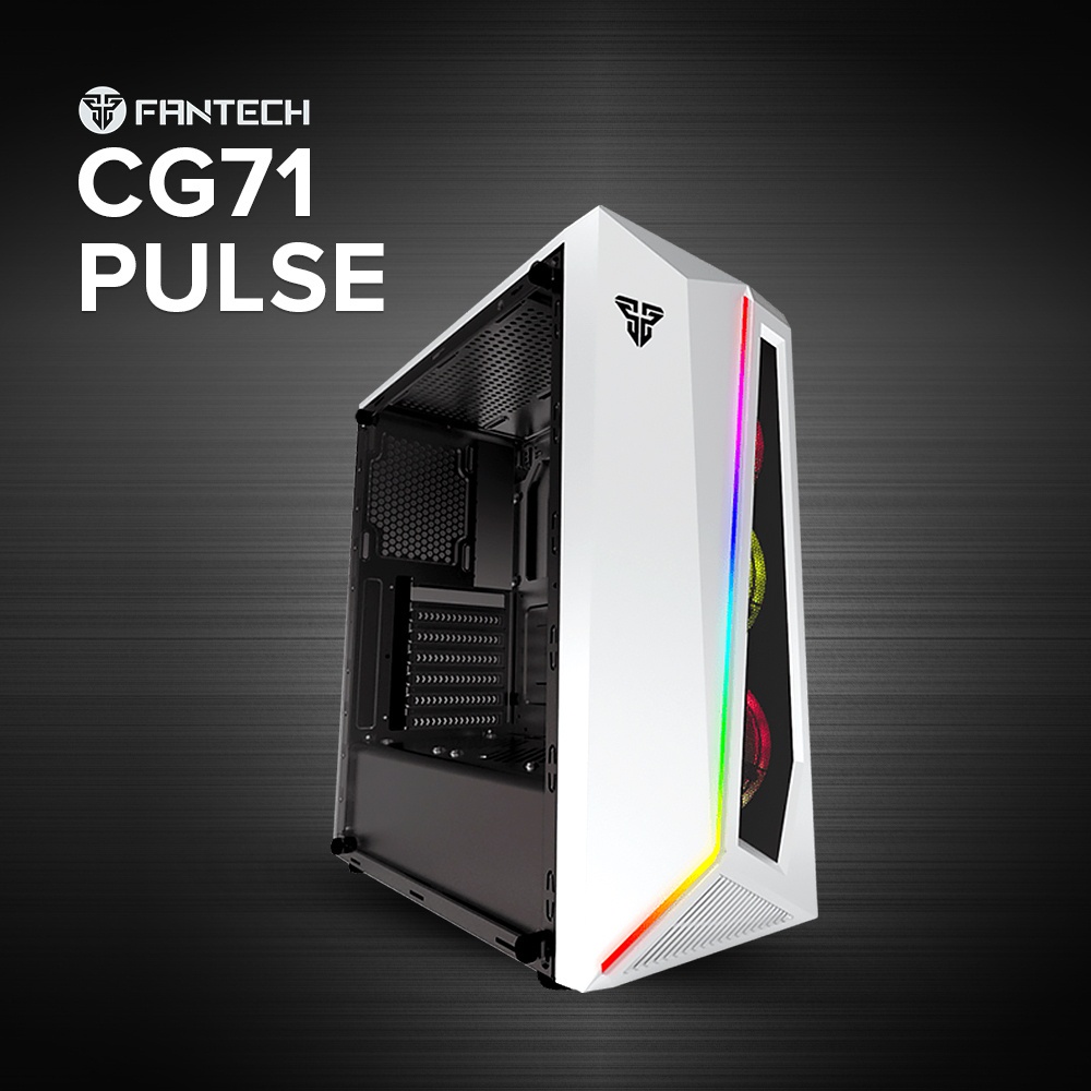 Fantech Pulse CG71 RGB Mid Tower Case White, Best Seller, Brand New ...