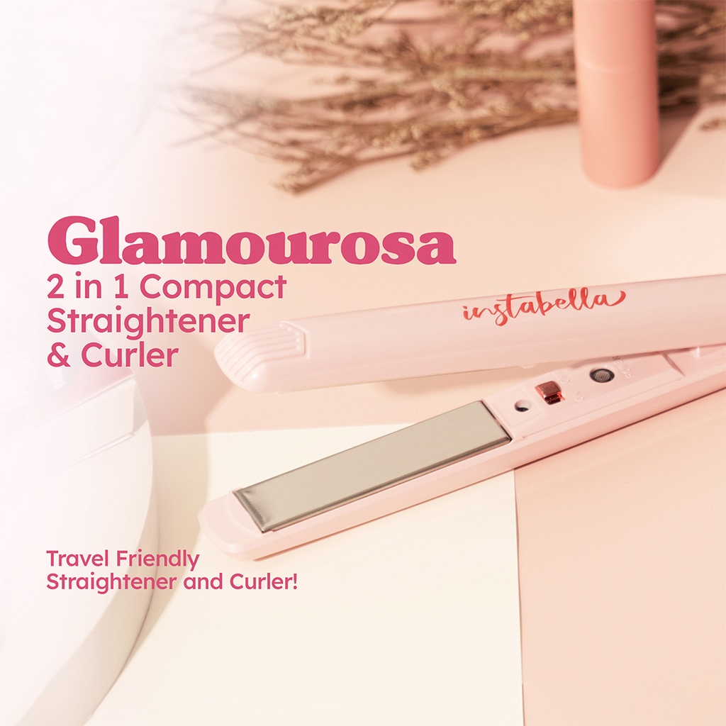 Instabella Glamourosa 2 In 1 Compact Straightener And Curler Hs 340 ...