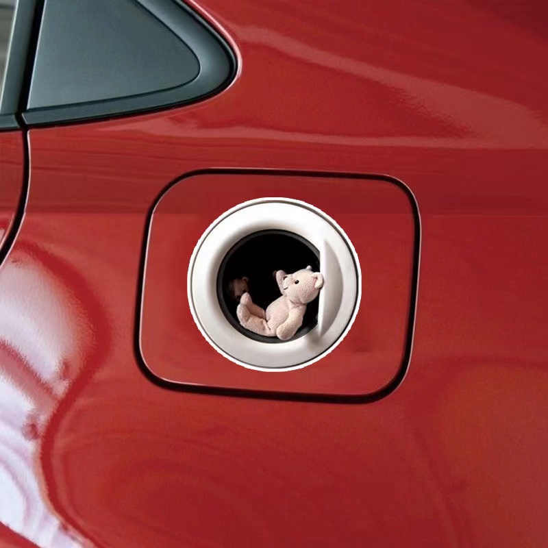Hl Car Stickers Fuel Tank Decoration Car Decoration Stickers Bear ...
