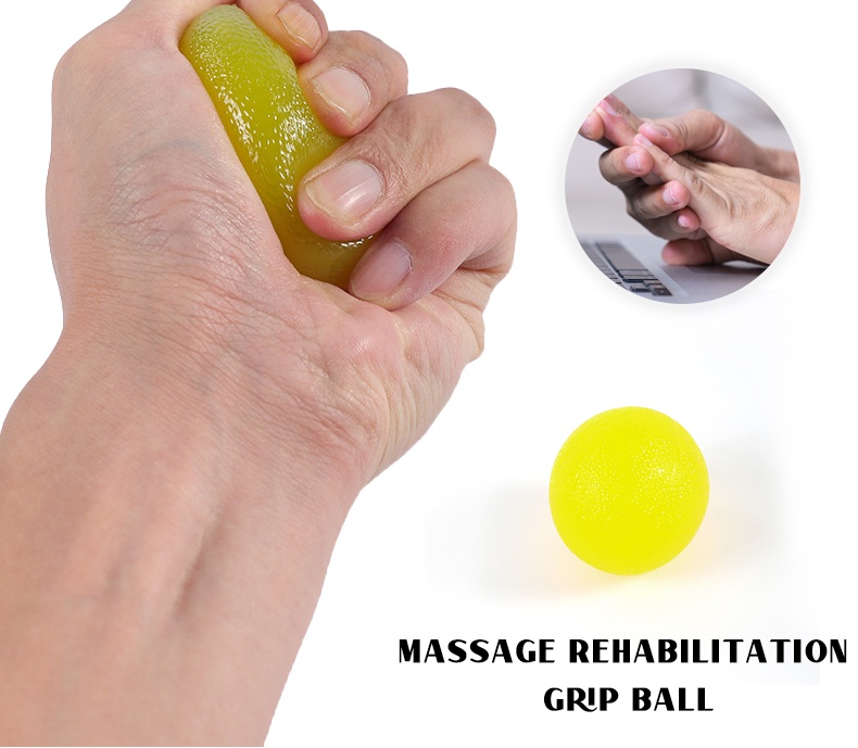 Silicone Grip Ball Elastic Ball For Rehabilitation Training Of Middle ...