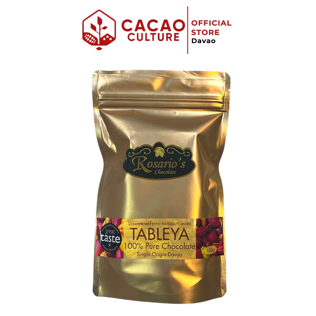 Cacao Culture - Rosario's - Pure Tablea (100% Pure, Unsweetened) - 160g ...