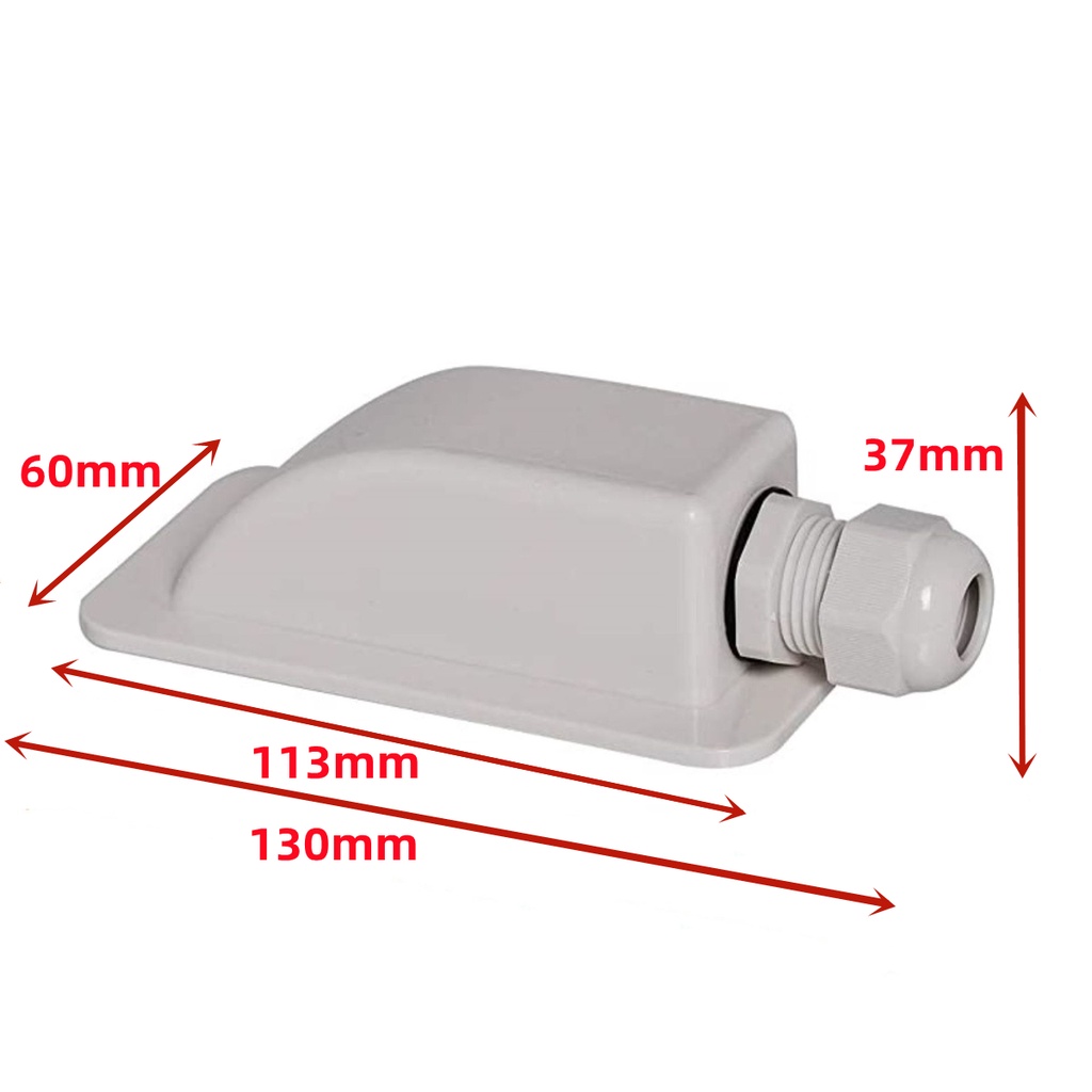 1/2 Hole Cable Junction Box Entry Gland Box Solar Wire Holder Connector ...