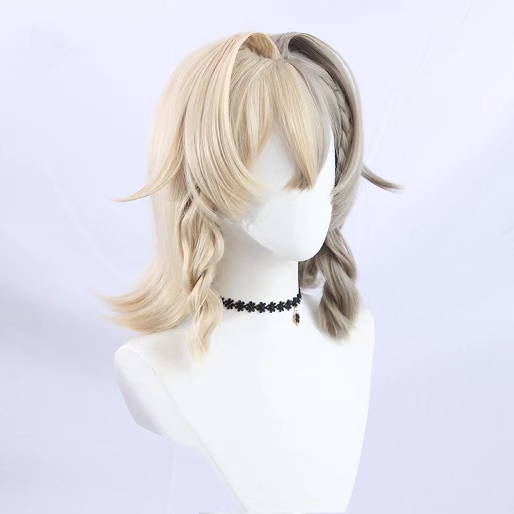 Jingyue Honkai Impact 3 VILL-V Cosplay Wig 35cm High temperature silk ...