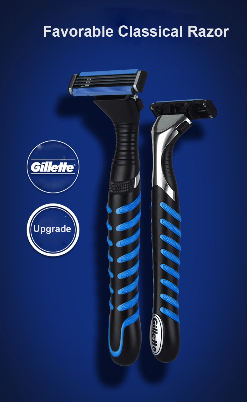 Gillette Vector 3 Men's Razor Shaving Blades Safety Razors Beard Hair ...