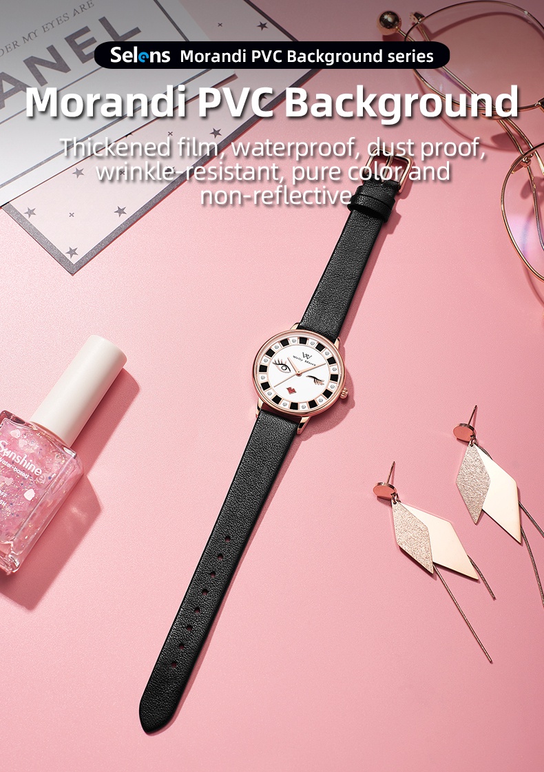 Selens Photography Backdrop PVC Photo Background Matte Antiwrinkle Dual Sided Photobooth for ...