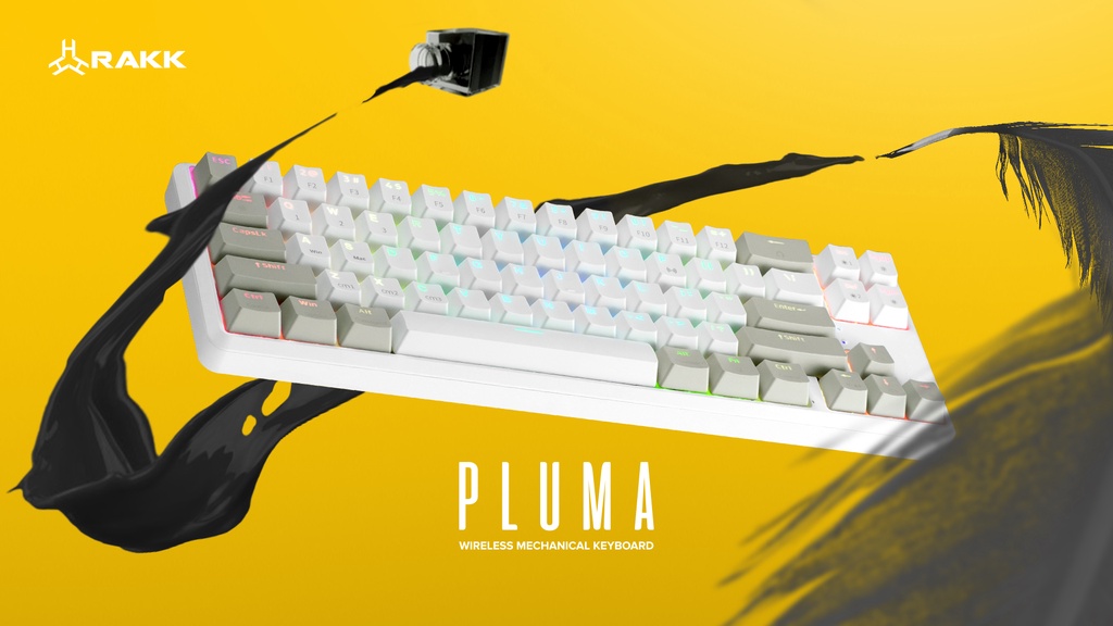 EasyPC | RAKK Pluma 68 and Pluma V2 57 keys Wireless Mechanical ...