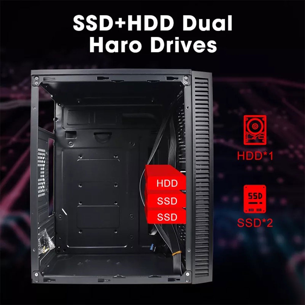 EasyPC | InPlay Wind 05 or Wind 01 Acrylic Side Panel Micro ATX PC CASE ...