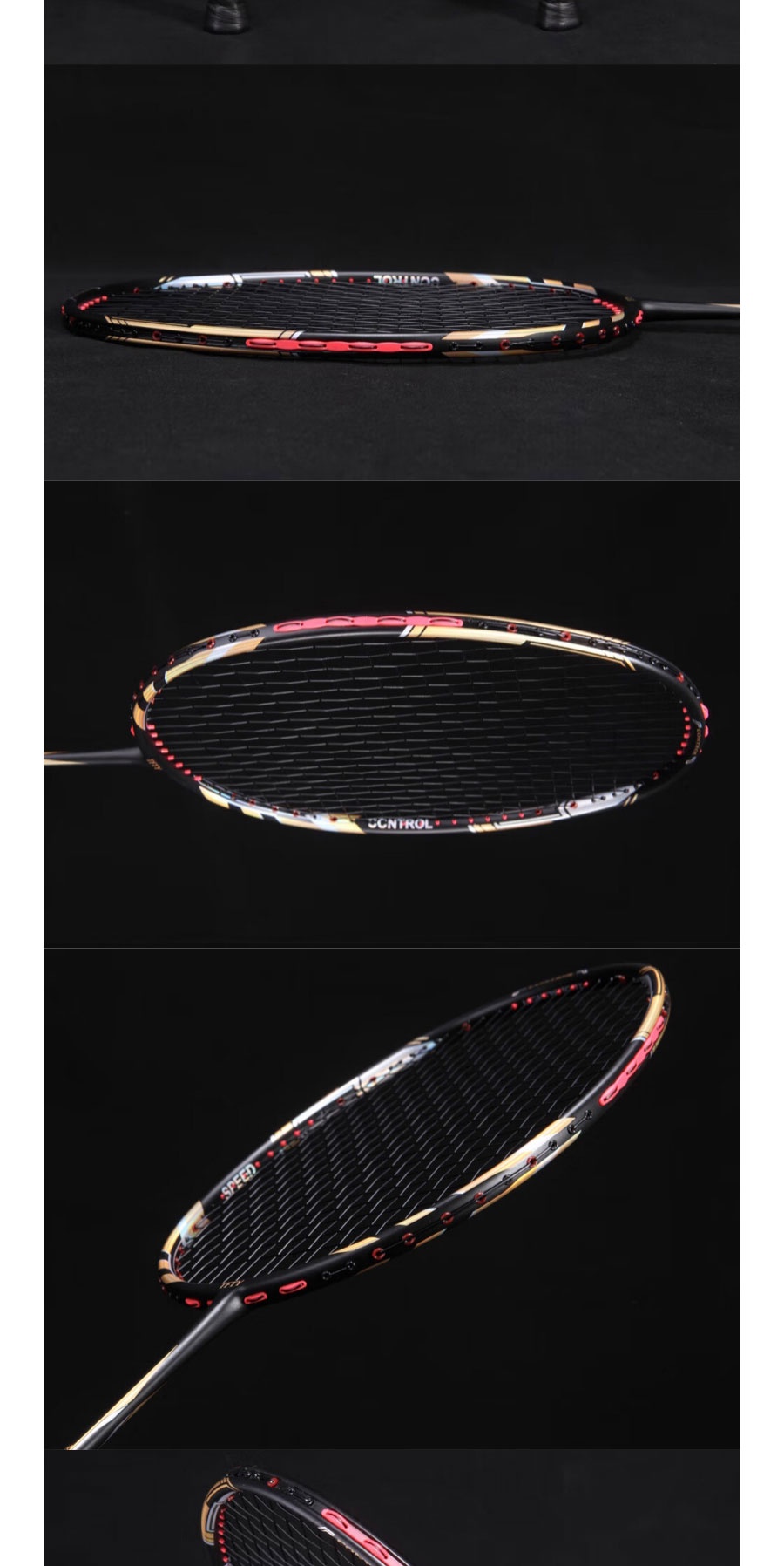Alpsport Sc-Tfty 5u 35 Lbs Badminton Racket 100% Genuine Full Carbon ...