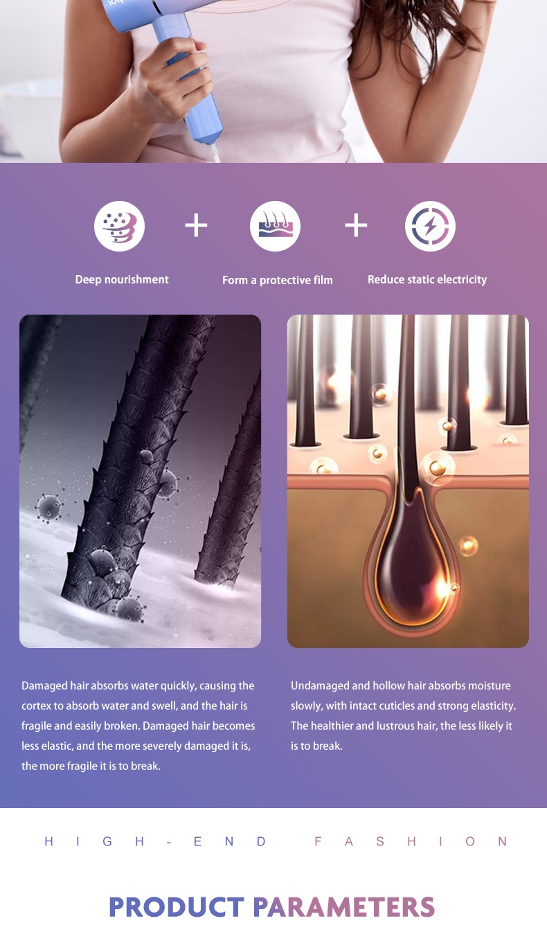 Dreepor Blower Hair Dryer and straightener Foldable Electric Hair ...