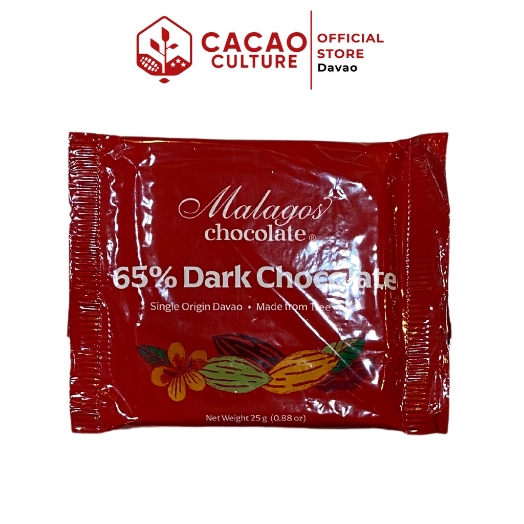 Cacao Culture |Malagos -65% Dark Chocolate Bar 25g - Premium Davao ...