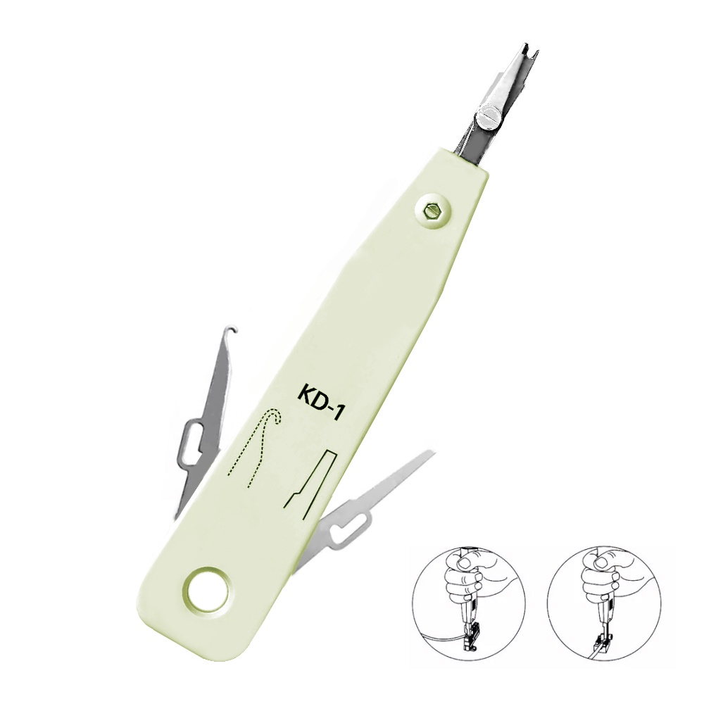 AMPCOM Krone Punch Down Tool, Multifunction Krone Kd-1 Type Idc/Network ...