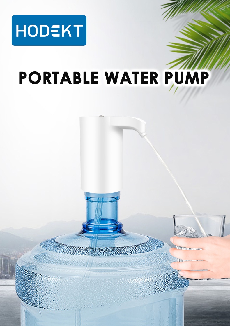 HODEKT Automatic Water Dispenser Pump Portable Water Pump Wireless ...