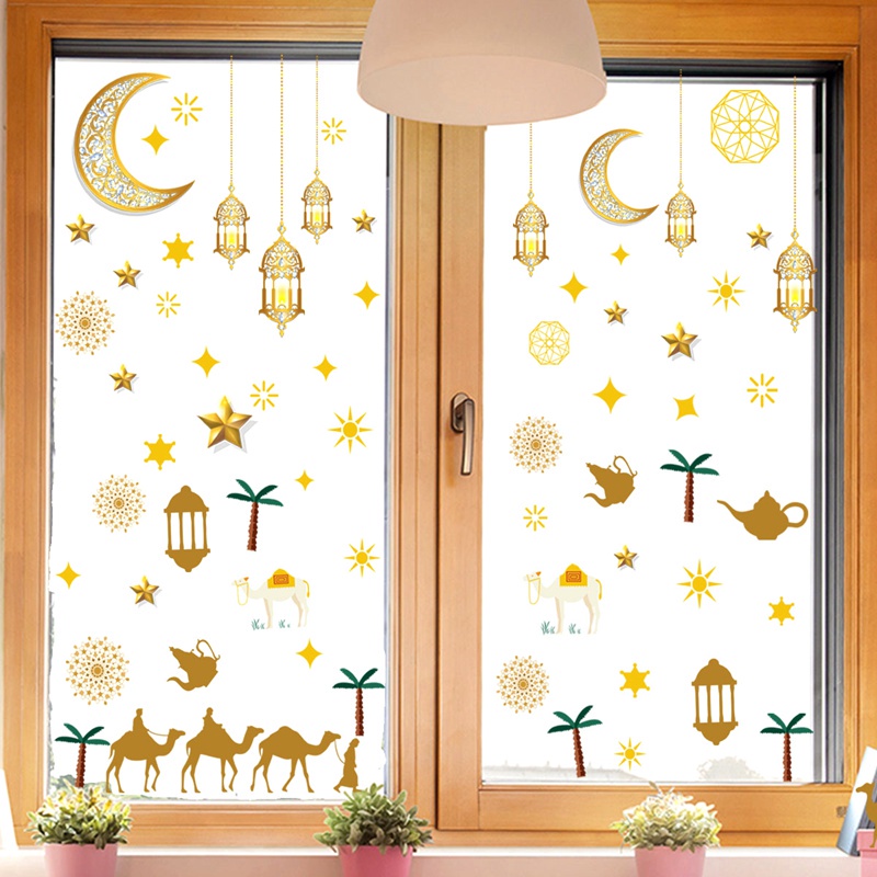 EID Ramadan Window Stickers Wall Stickers Eid Mubarak Ramadan ...