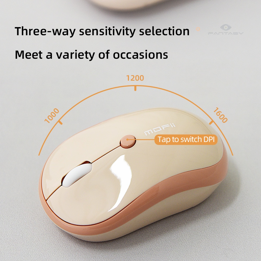 MOFii M5DM Bluetooth+USB Wireless Dual-mode Mouse Two-channel Office ...
