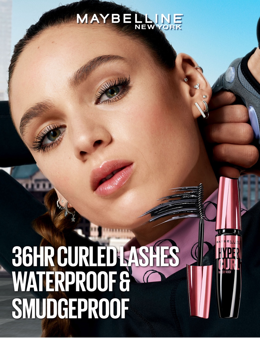 Maybelline Hypercurl Mascara - 48HR Curl Power, Waterproof, Smudge ...