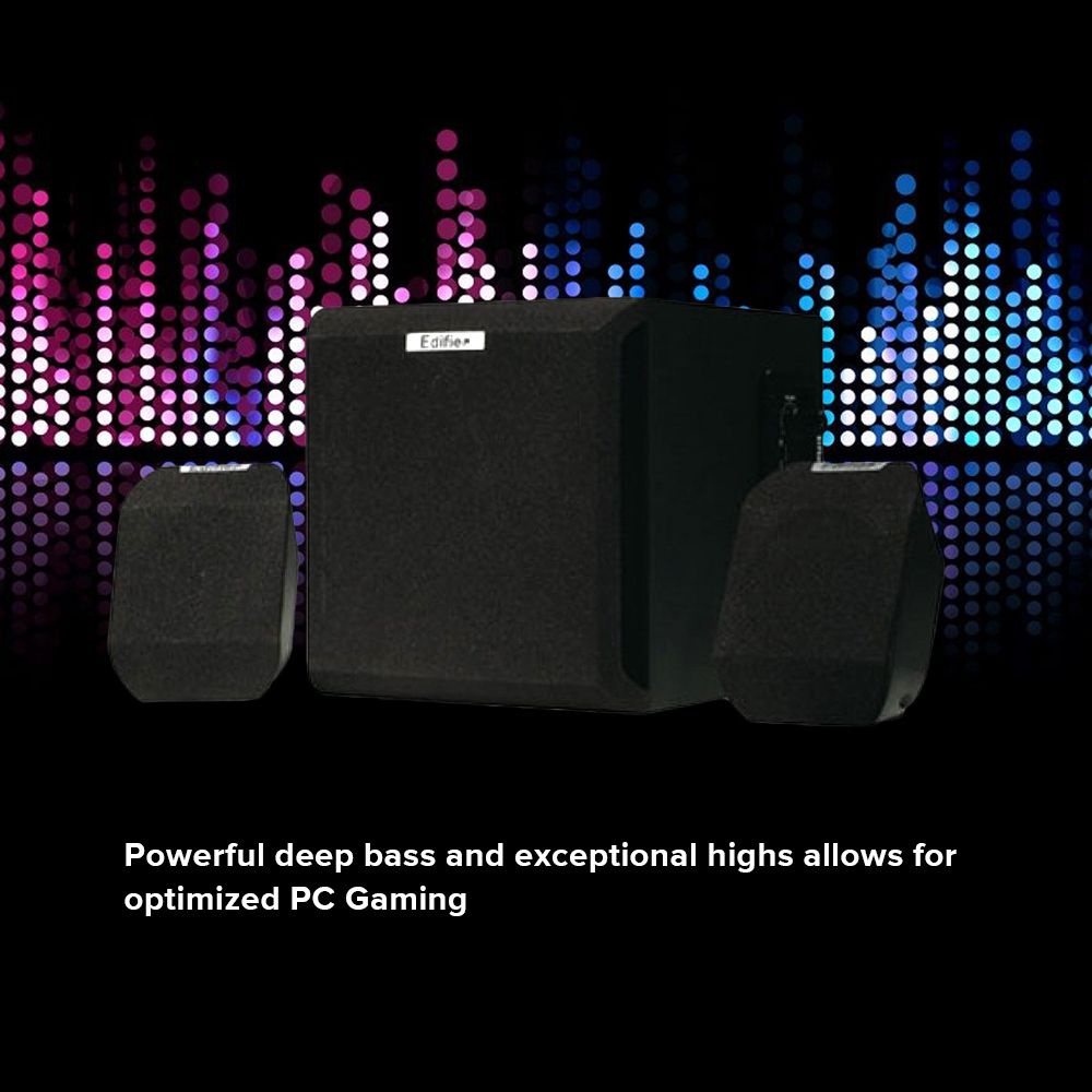 EasyPC| Edifier X100 Multimedia 2.1 Speaker with Subwoofer| black ...