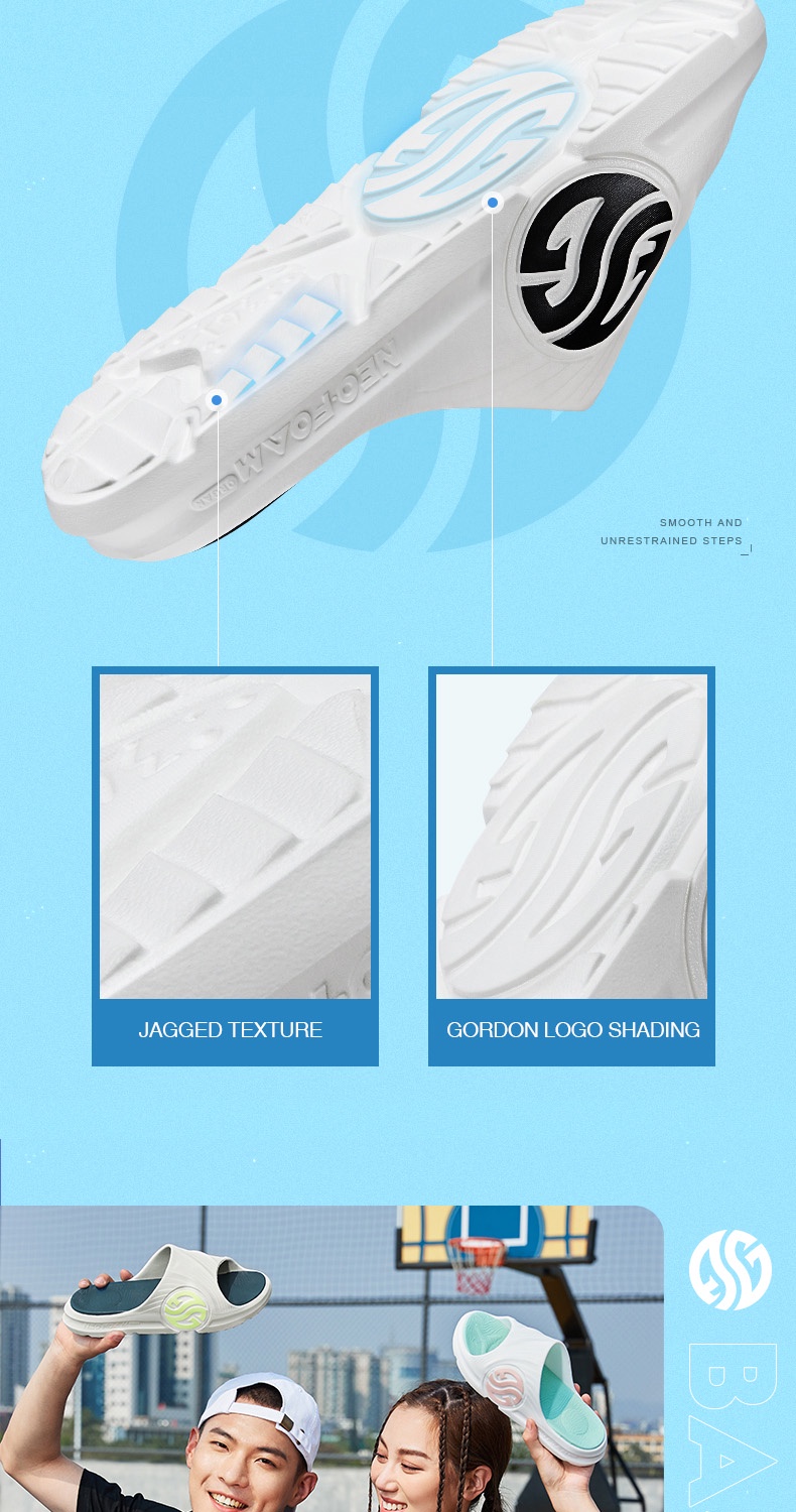 361 Degrees AG Aaron Gordon Men Slippers Non-Slip Sports Couple ...