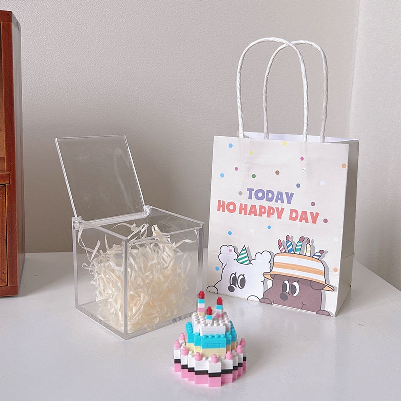 Building Block Cartoon Cute DIY Building Blocks with Display Box Kuromi ...
