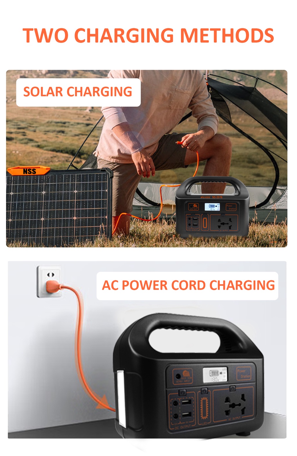 NSS Power Station 220V 150W solar generator station multi-function ...