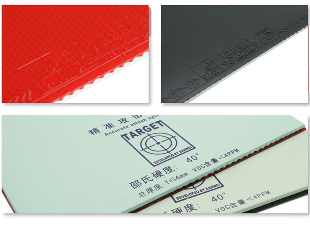 Sanwei Target Series Table Tennis Rubber Sticky Provincal Blue National ...