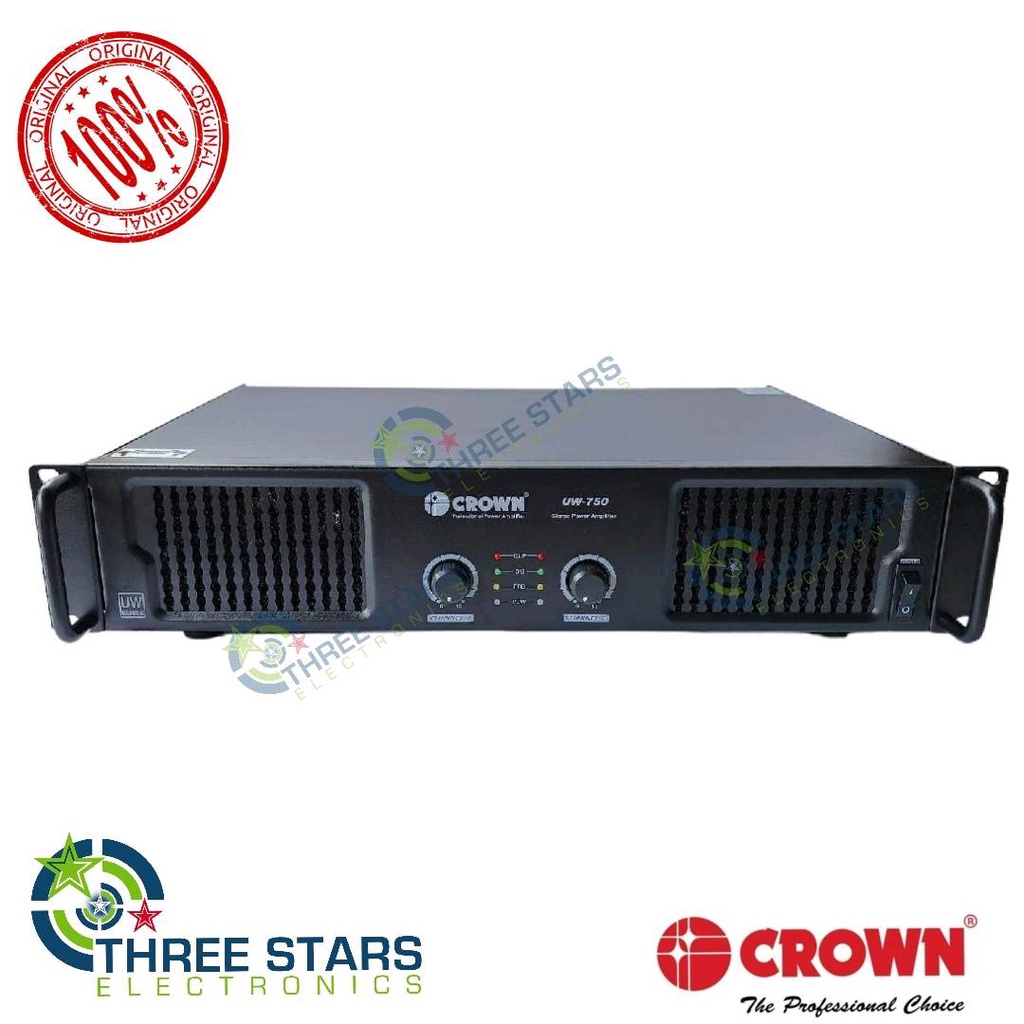 2023 Original Crown UW-750 Ultimate Warrior Series Power Amplifier 750 ...