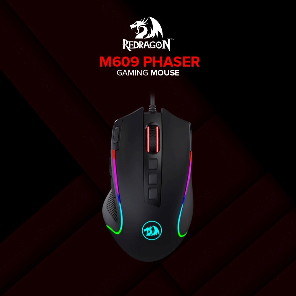 EasyPC | Redragon M612 PREDATOR RGB Gaming Mouse | Shopee Philippines