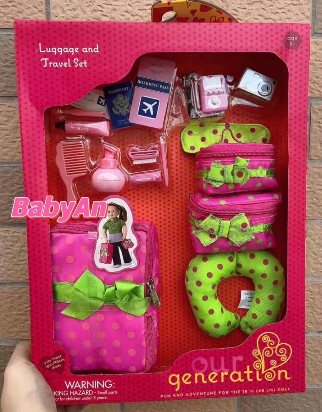 Our Generation Luggage and Travel Set for 18 Inch Dolls | Shopee ...