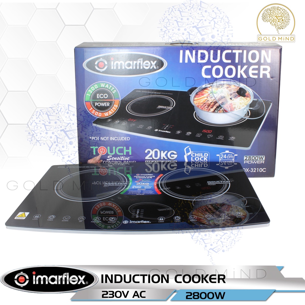 Imarflex Induction Cooker Child-Lock Function 2800W | Shopee Philippines