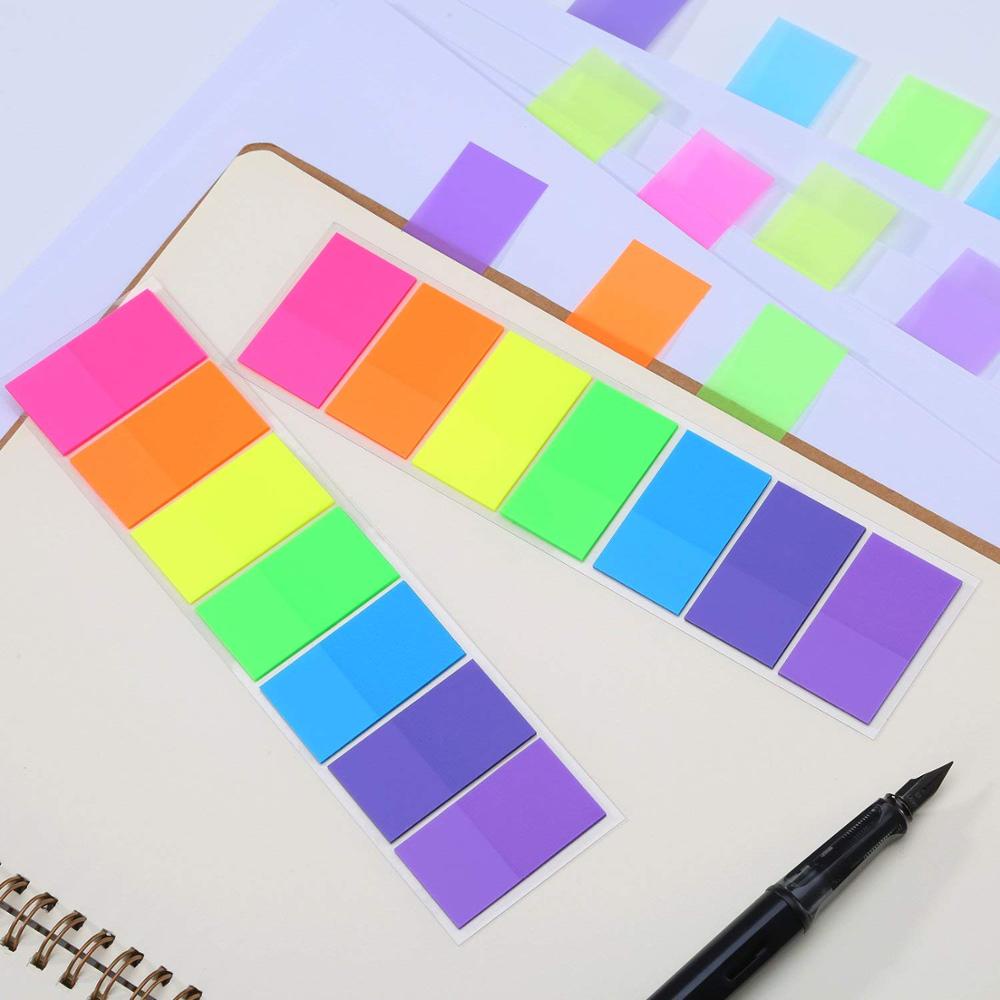 7 Color Flags Index Tabs Sticky Notes Writable Labels Page Marker ...