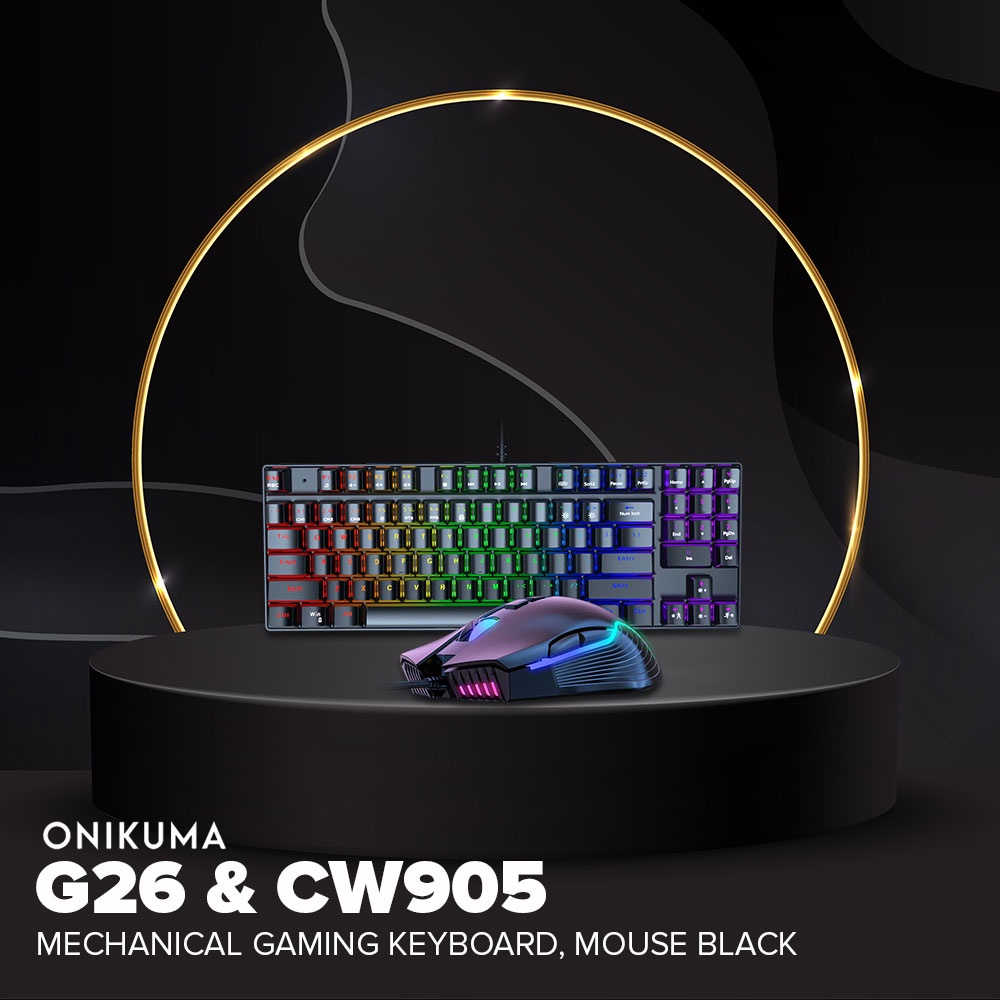 EasyPC | Onikuma G26 + CW905 Mechanical Gaming Keyboard and Mouse combo ...