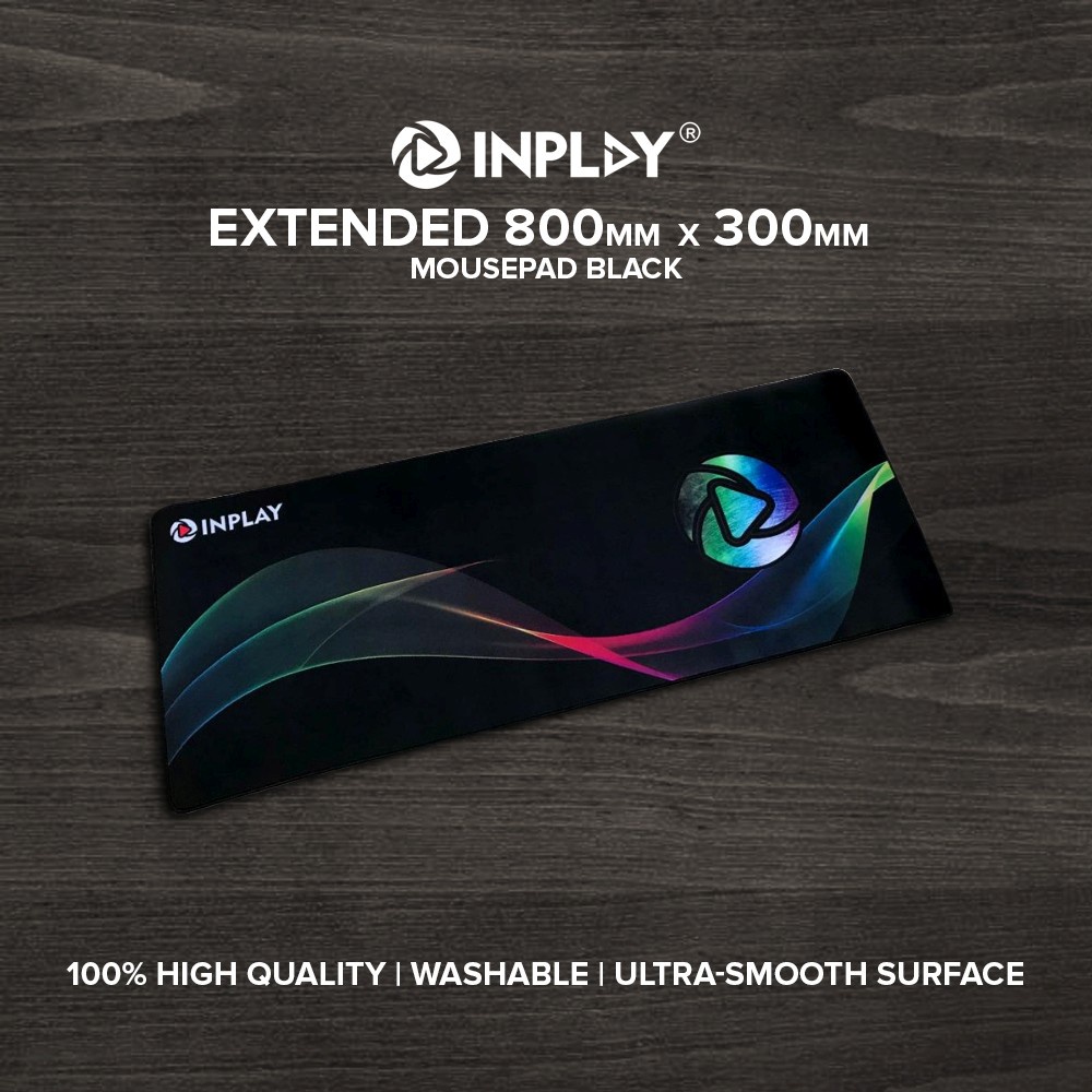 EasyPC | Inplay Extended 800mmx300mm Black, Gray, Pink Water Resistant ...
