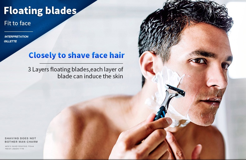 Gillette Vector 3 Men's Razor Shaving Blades Safety Razors Beard Hair ...