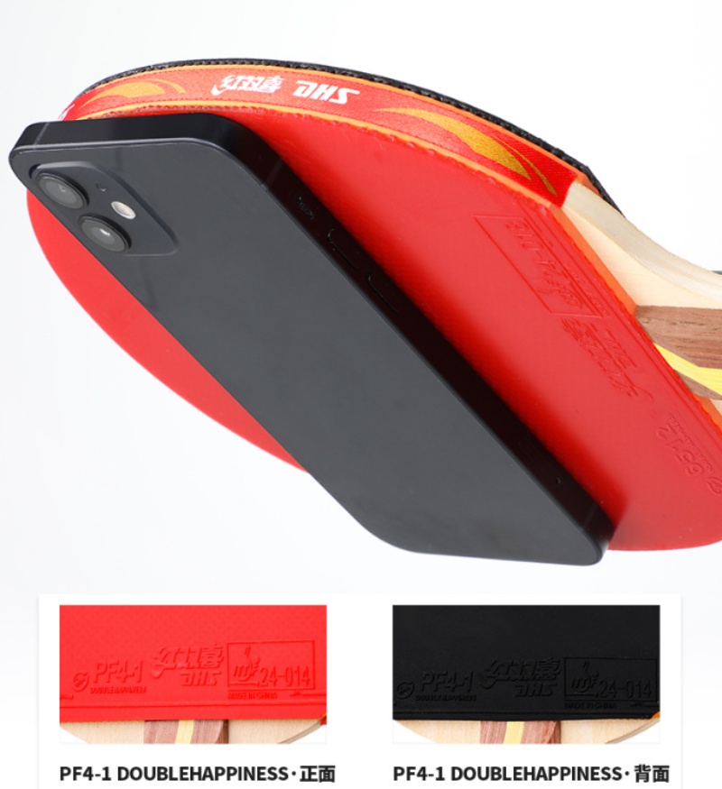 Genuine DHS 1/2/3 Star Table Tennis Bat Set Racket Beginner Ping Pong ...
