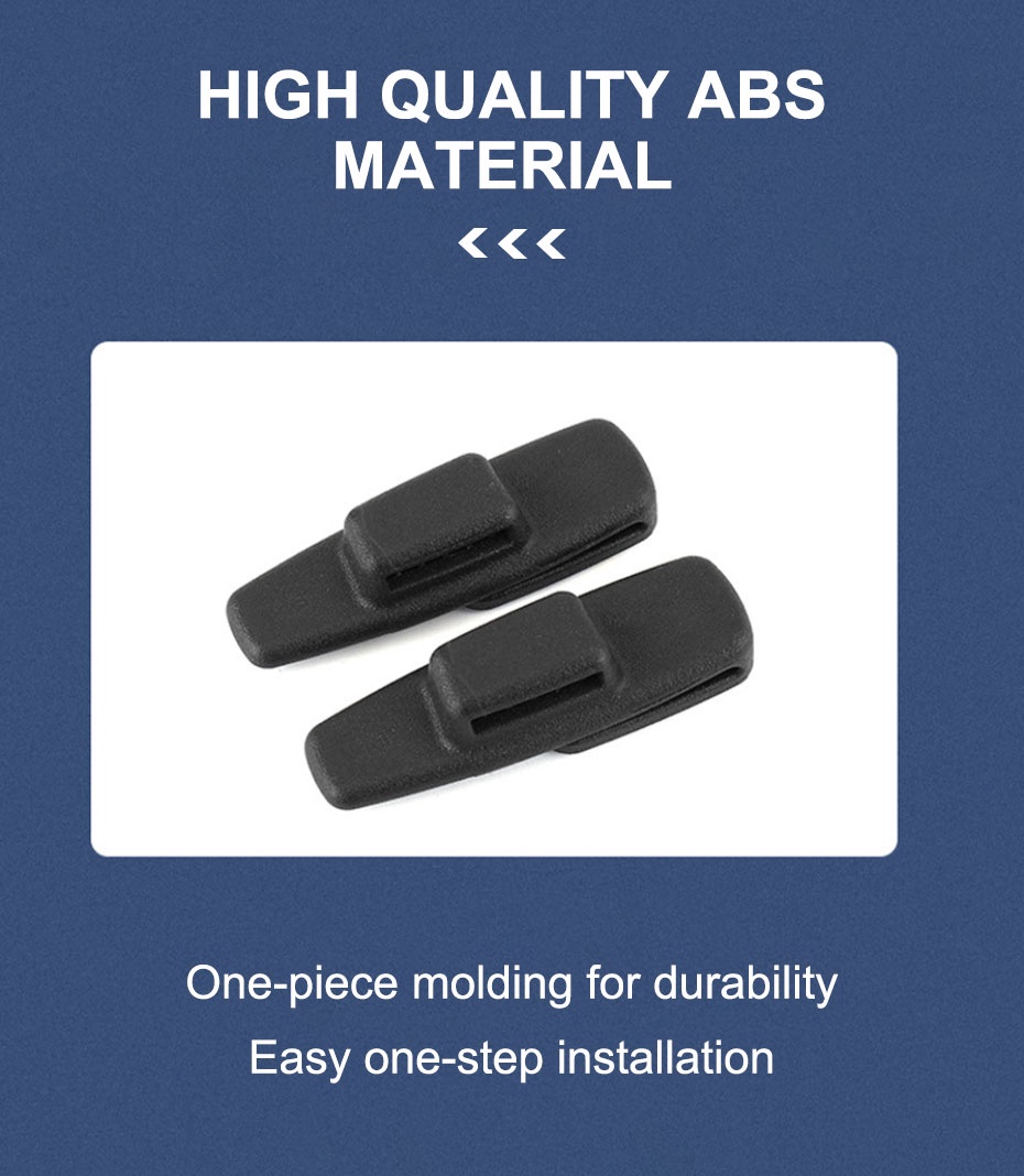 Seametal 2pcs Abs Car Seat Belt Retainer Auto Safety Belts Adjuster ...