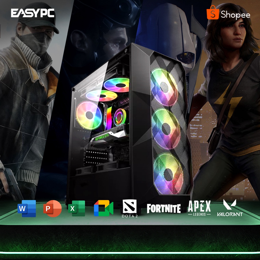 EasyPC | Easy Build RYZEN 3 4350G| A320 / 8GB| 240GB| 700W|Desktop ...