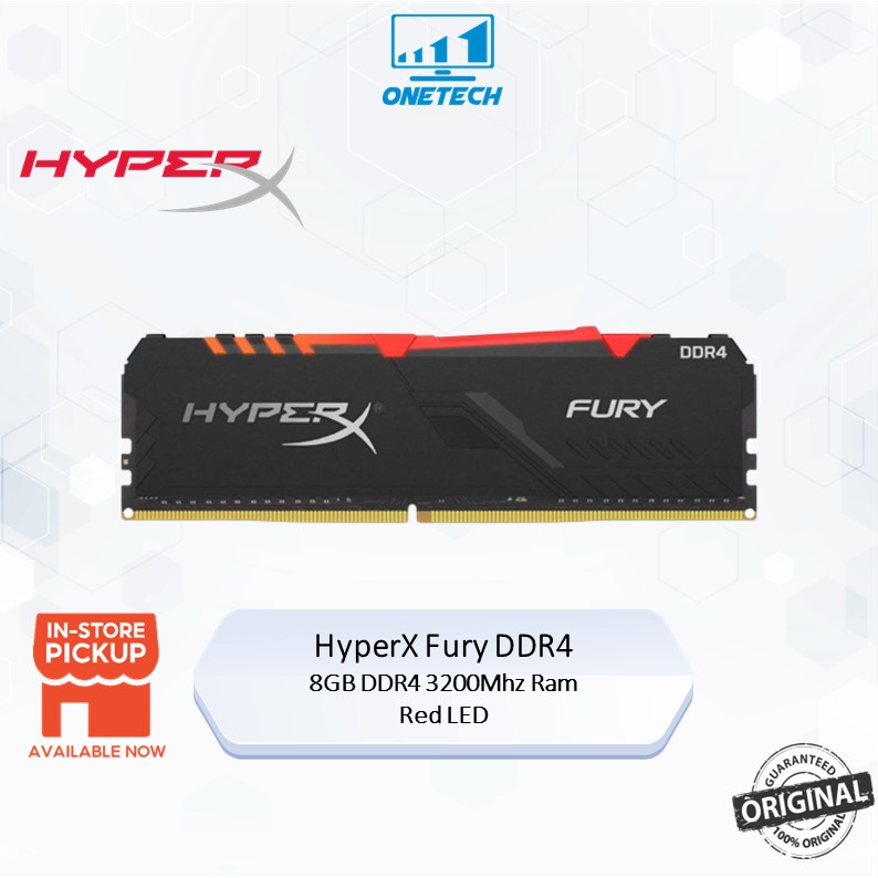 HyperX Fury 8GB DDR4 3200MHz RGB Ram | Shopee Philippines