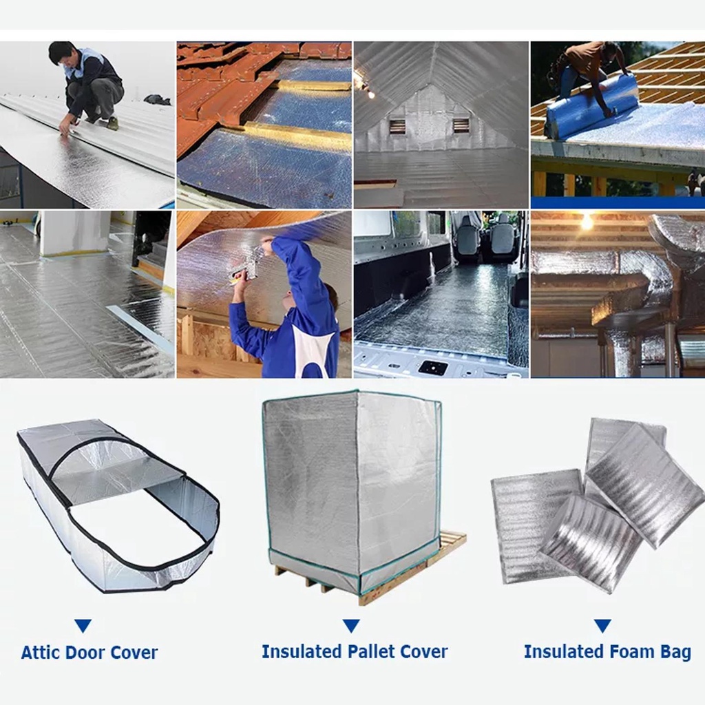 Heat Insulation Foam Roof Insulation Ceiling Window Glass Jalousie Film ...