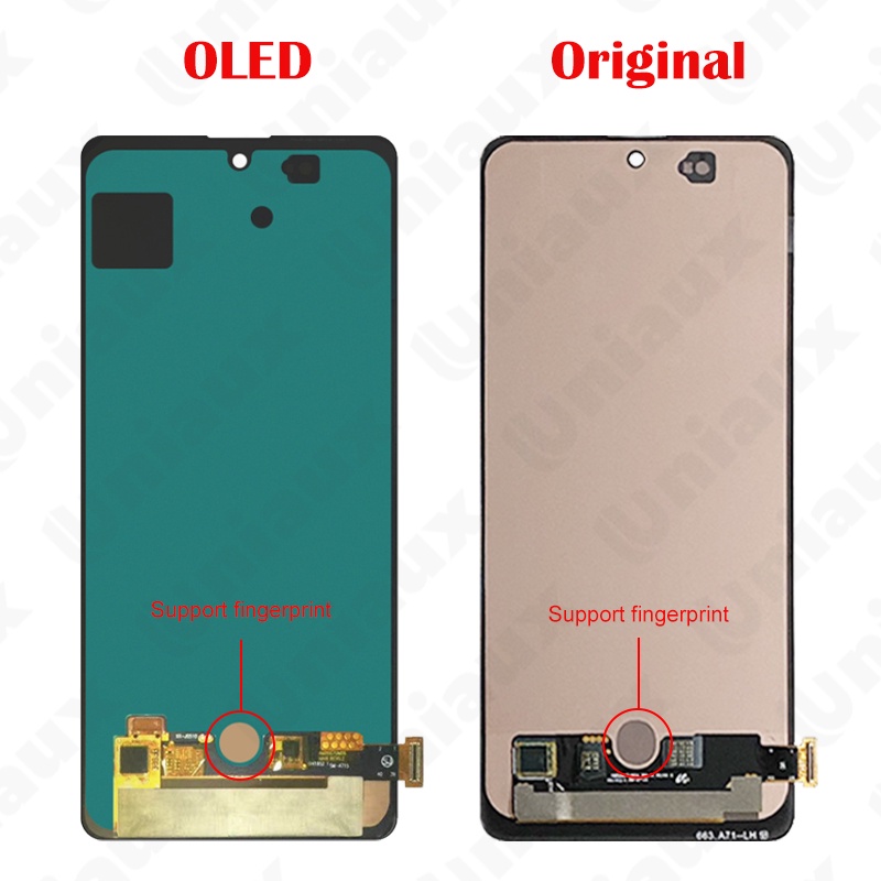 Original Super AMOLED For Samsung Galaxy A71 4G A715 A715F A715FD LCD ...
