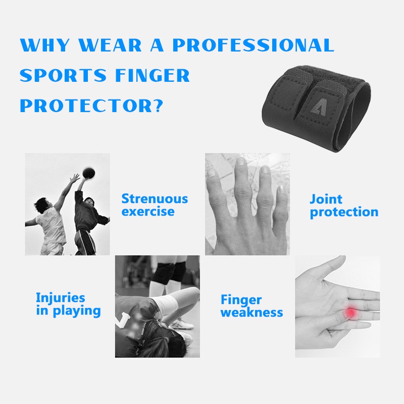 Sports Basketball Finger Support Protector Adjustable Finger Support ...