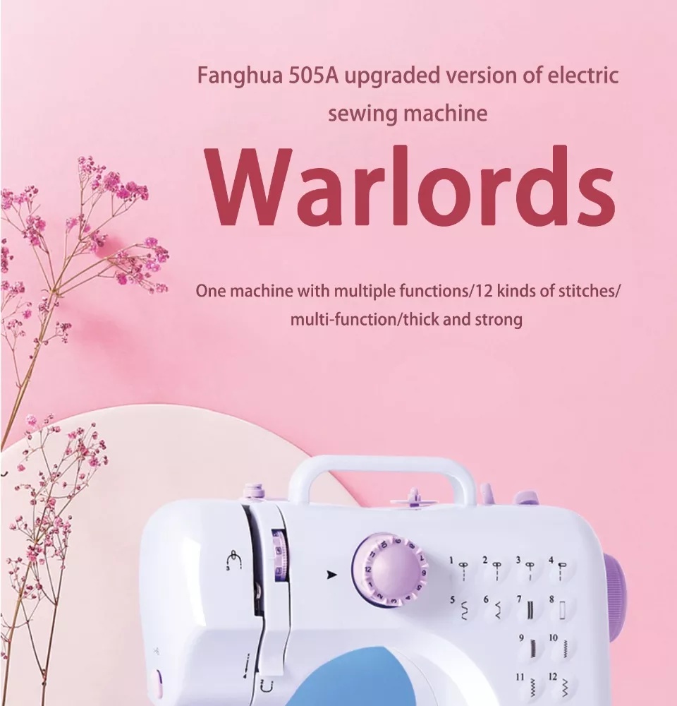 12 Needles Multifunctional Sewing Machine Mini Household Electric ...