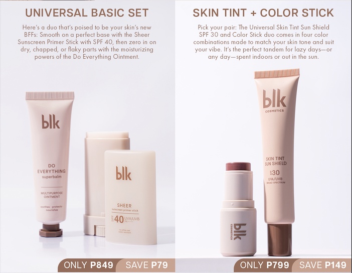 Blk Cosmetics Universal Fresh Set Sunscreen Stick Mauve Color Stick