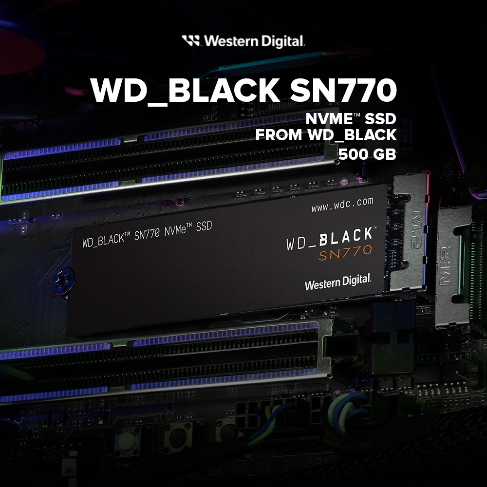 EasyPC | Western Digital Black SN770 250GB, 500GB and 1TB, PCIE Gen 4 ...
