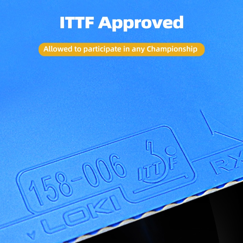 LOKI RXTON 3 Blue Pink Table Tennis Rubber Pimples-in Tacky Ping Pong ...